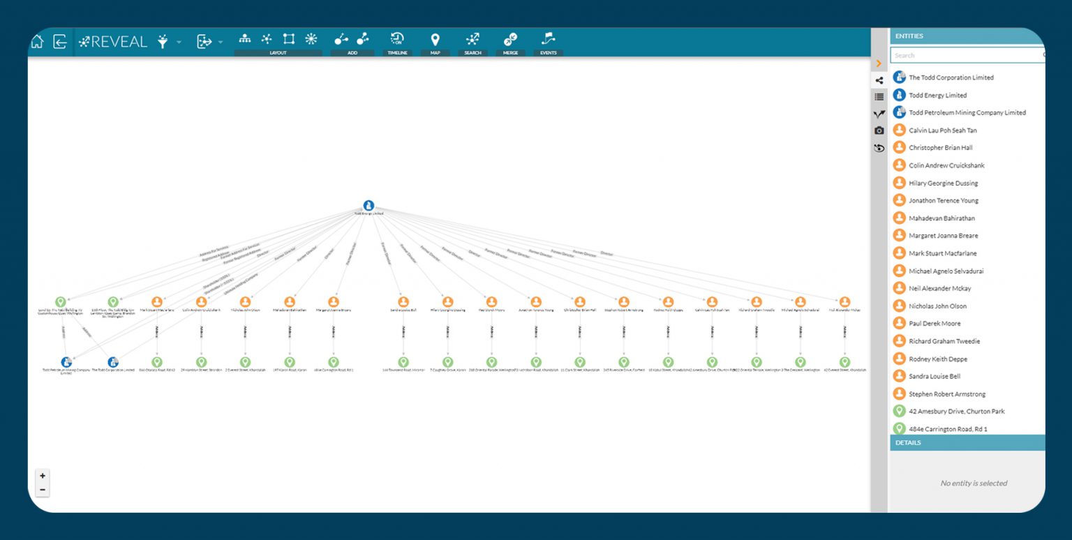 REVEAL Data Visualisation Tool | InfoTrack NZ